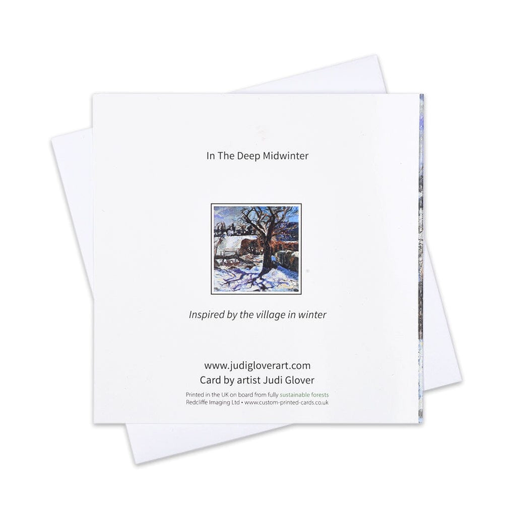Snow Scene Christmas Card | Artistic Christmas Card | Fine Art Xmas Card